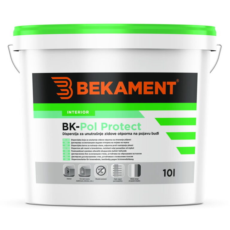 Notranja barva proti plesni 3/5/10L BK – POL PROTECT Bekament - Kupibarve